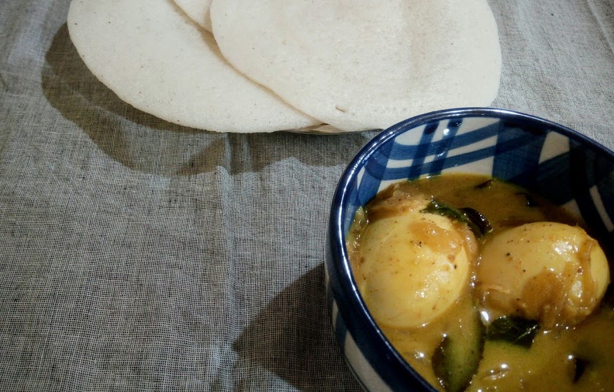 Kerala Style Egg Curry Recipe With Appam – TurtleGotWings